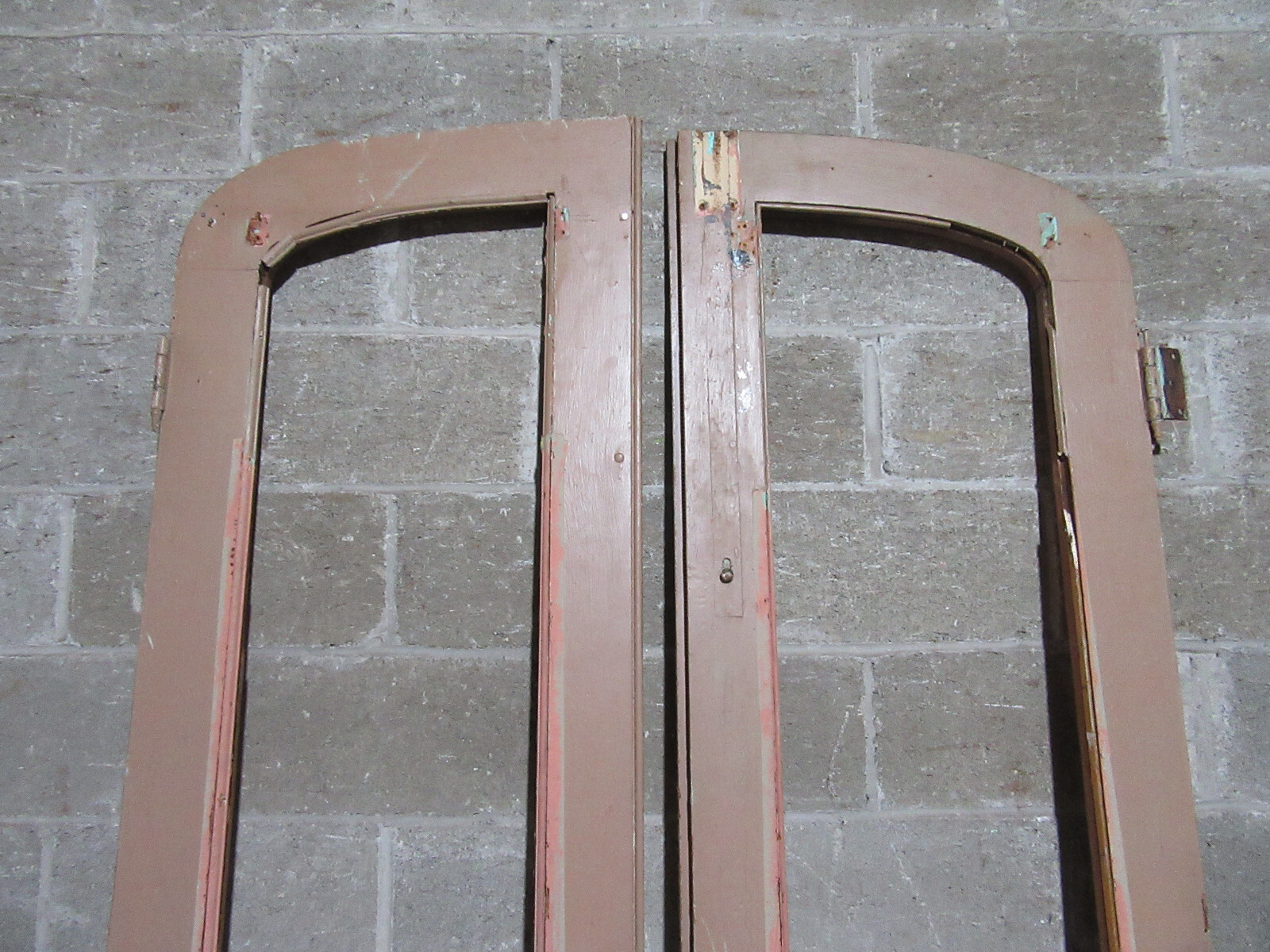 ~ ANTIQUE DOUBLE ENTRANCE FRENCH DOORS ~ 44 x 96.75 ~ ARCHITECTURAL ...