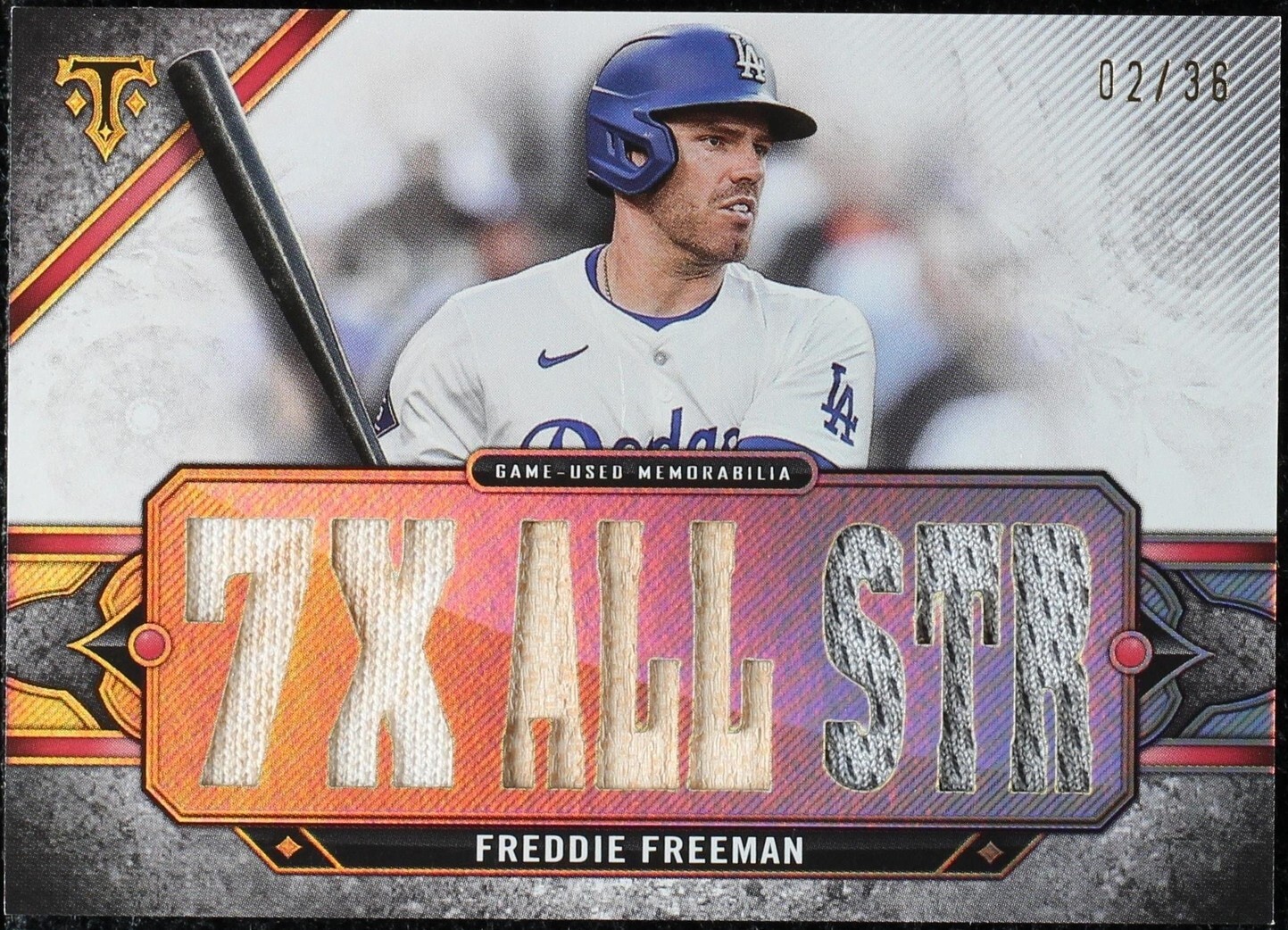 2024 Topps Triple Threads - Triple Threads Relics Freddie Freeman #TTR ...