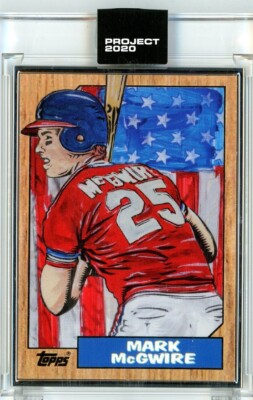 TOPPS PROJECT 2020 MARK MCGWIRE - BLAKE JAMIESON AP 02/20 Silver Frame ...