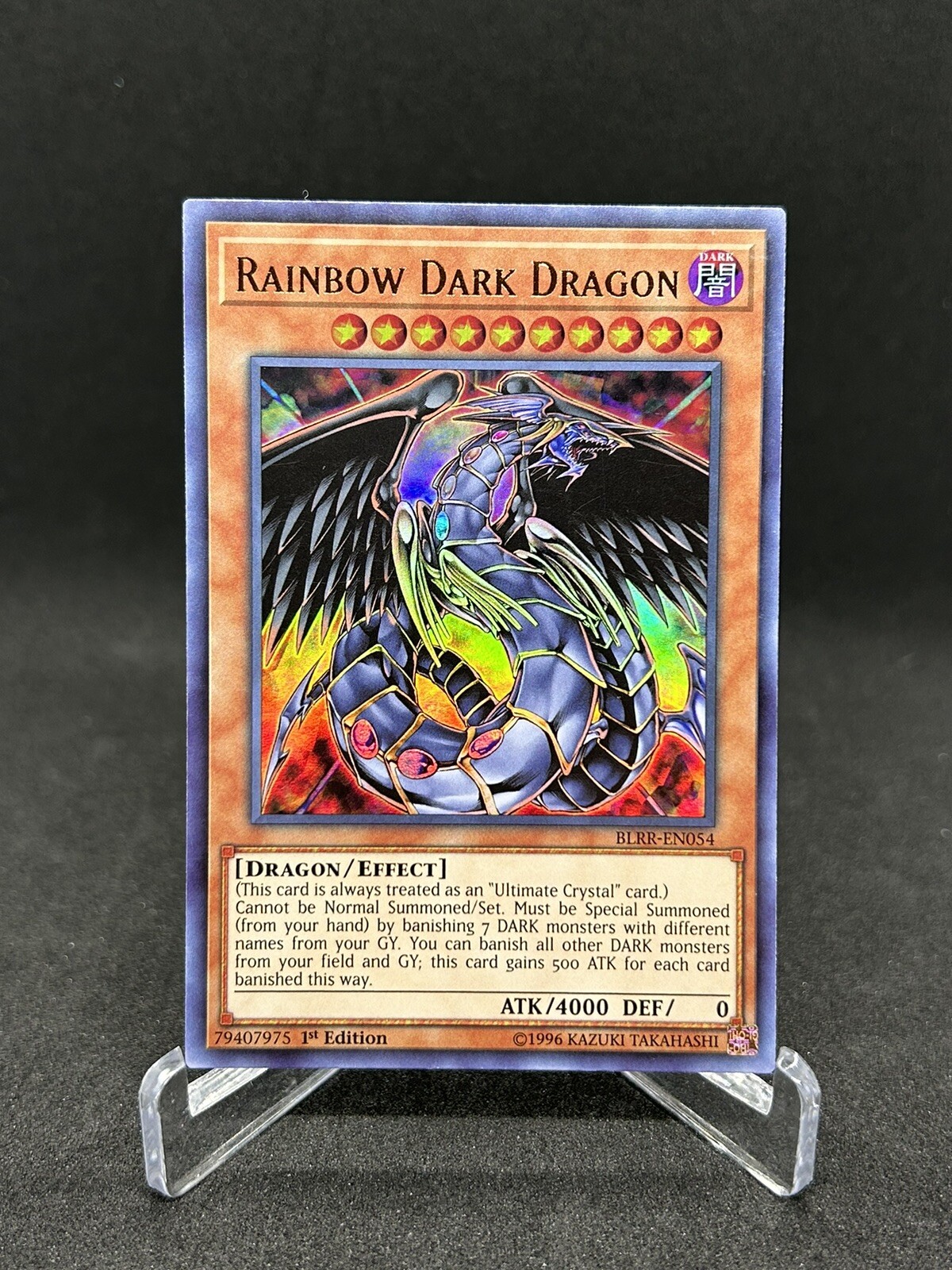 Yugioh Rainbow Dark Dragon BLRR-EN054 Ultra Rare 1st Edition NM | eBay Australia