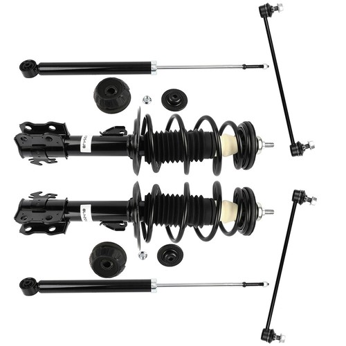 For 2007-2012 Toyota Yaris 6pcs Front Rear Shock & Struts Spring w ...