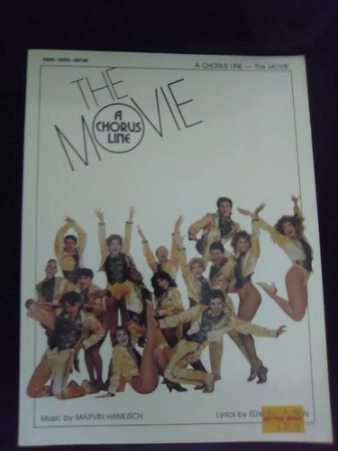 A Chorus Line sheet music book vintage | eBay Australia