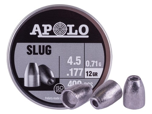 APOLO Slug HP 400 Count HOLLOW POINT 4.5mm .177 Caliber 12gr Airgun ...