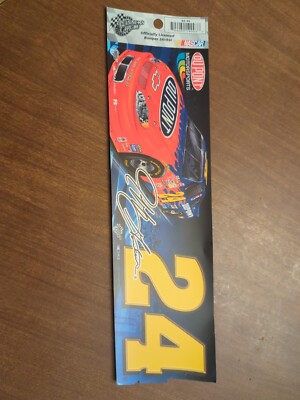 Jeff Gordon #24 NASCAR Collectible Bumper Sticker 2003 | eBay