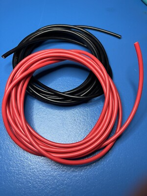 20 FEET AUTOMOTIVE PRIMARY WIRE 12 AWG HIGH TEMP WIRE BLACK + RED 10 FT ...
