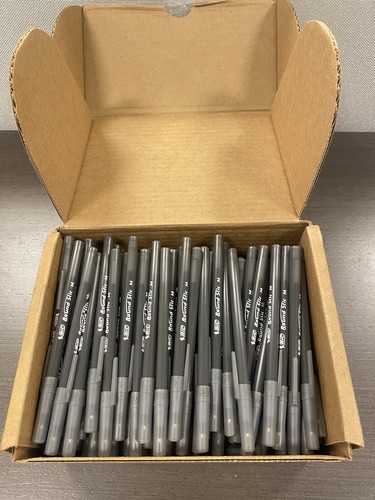 BIC Round Stic Xtra Life Black Ballpoint Pens, Medium Point (1.0mm ...