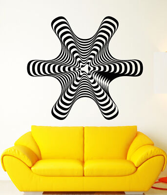 Vinyl Wall Decal Hypnosis Hypnotic Figure Art Abstract Room Decor ...