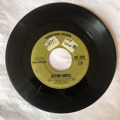 Deliverance - Film - Dueling Banjos / End Of A Dream 45 RPM WB Records ...