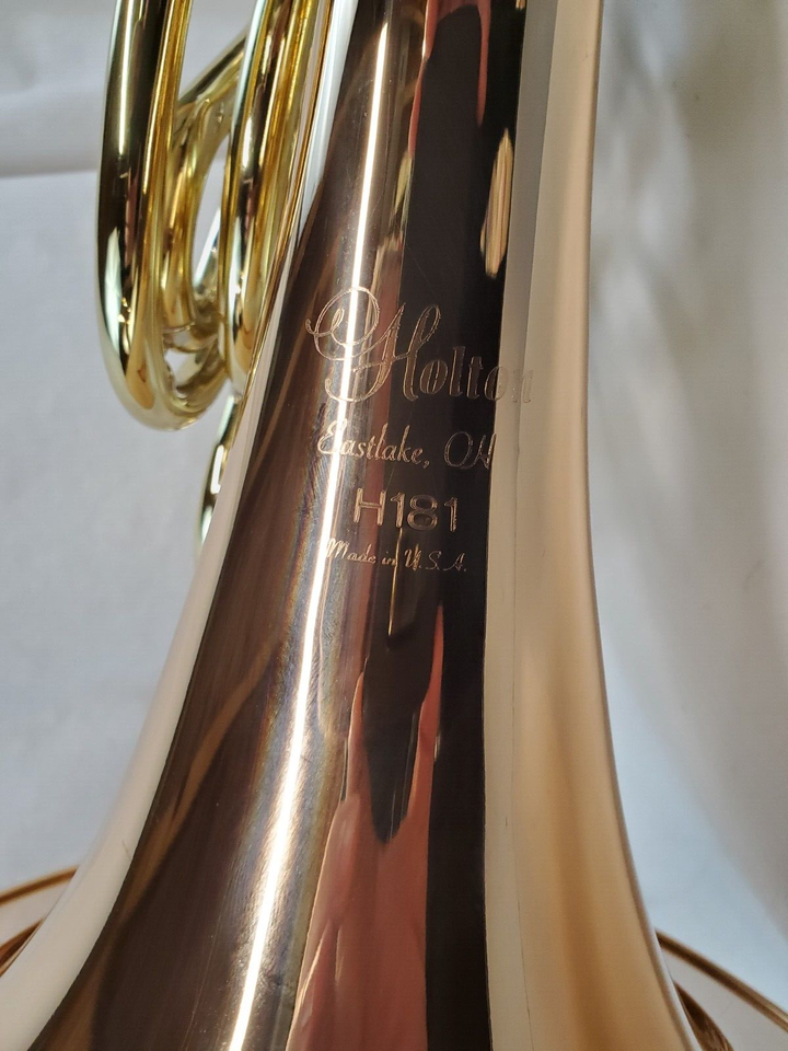 HOLTON "FARKAS" MODEL H181 4-VALVE DOUBLE FRENCH HORN ROSE BRASS BELL ...