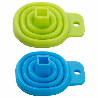 Silicone Flexible Collapsible Foldable Silicon Kitchen Funnel Hopper UK ...