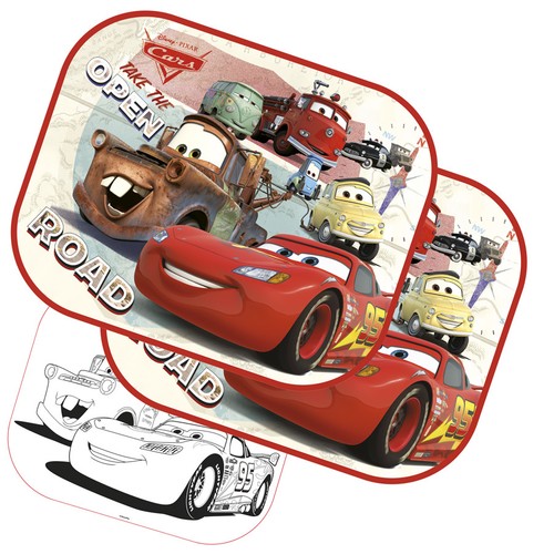 2x Disney Cars Collection Sunshade Baby Boy Kids Children Car Window ...
