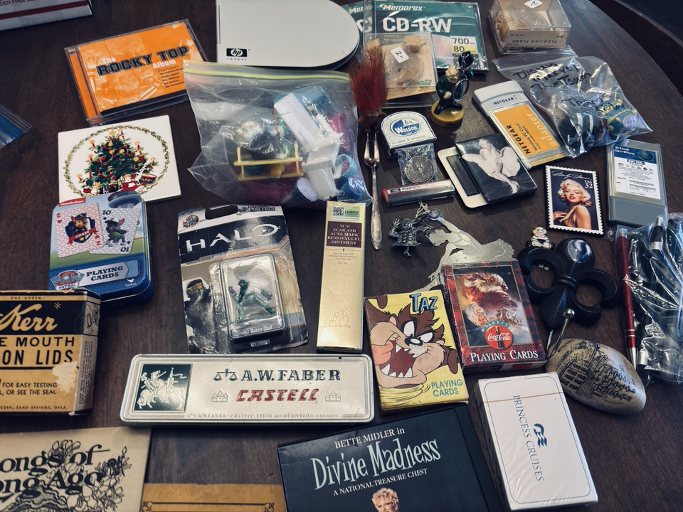 Junk Drawer Box Lot Estate Sale Cool Finds See Pictures | eBay