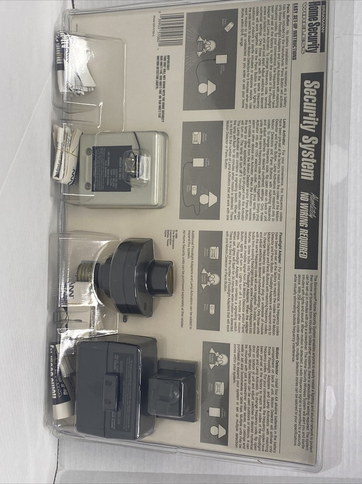 Brinkmann Home Security Wireless System - Motion Detector Floodlight ...
