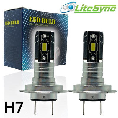 Micro H7 V12 CSP LED Headlight Bulbs Kit 8000lm For Ford Focus C-Max ...