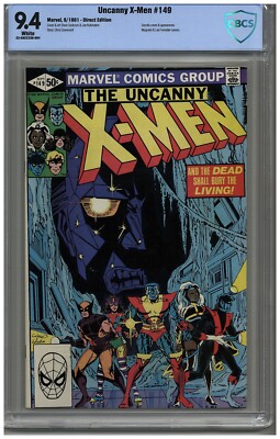 Uncanny X-Men #149 CBCS 9.4 NM White pgs 9/81 Garokk cover & App ...
