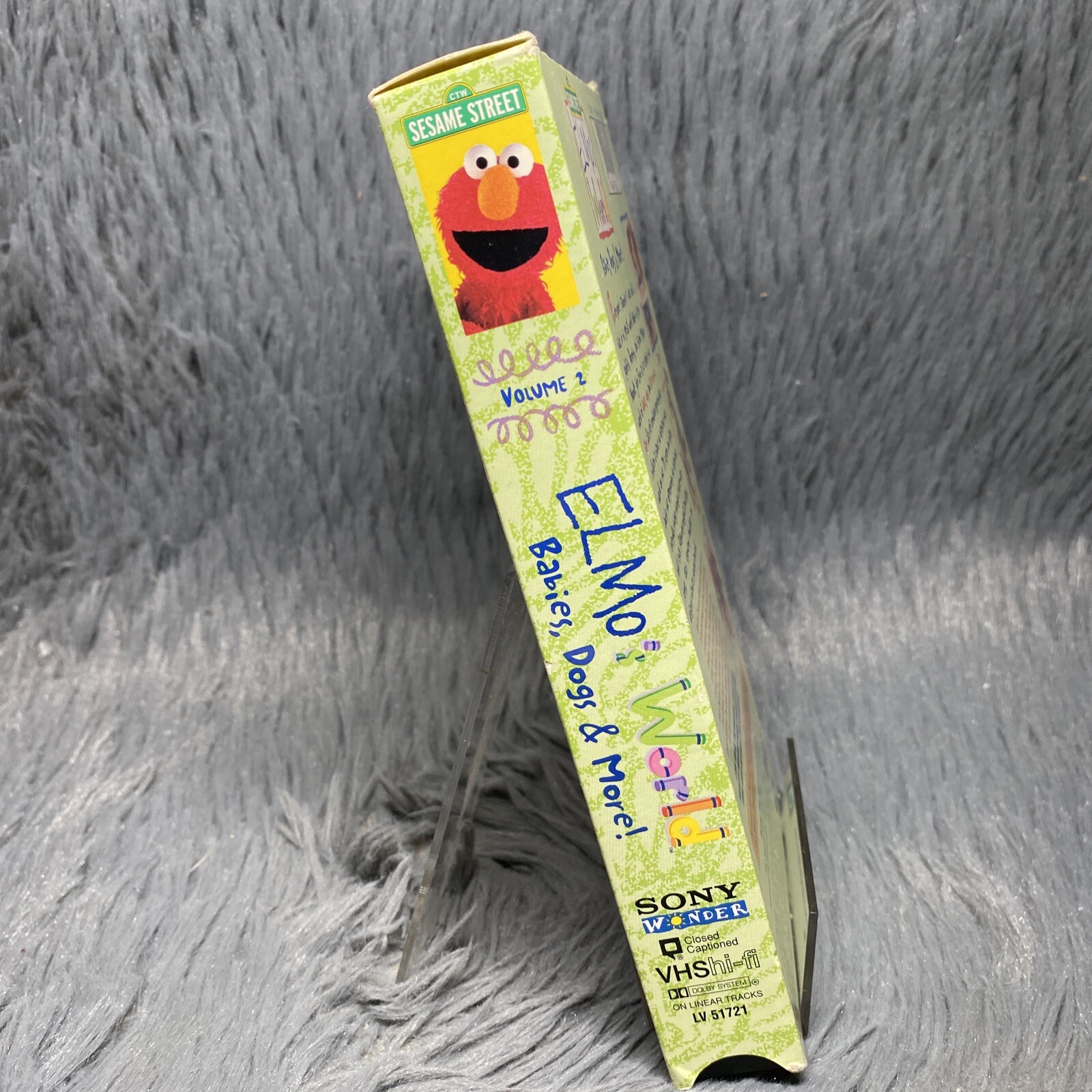 Elmos World Babies, Dogs & More VHS Tape | Grelly USA