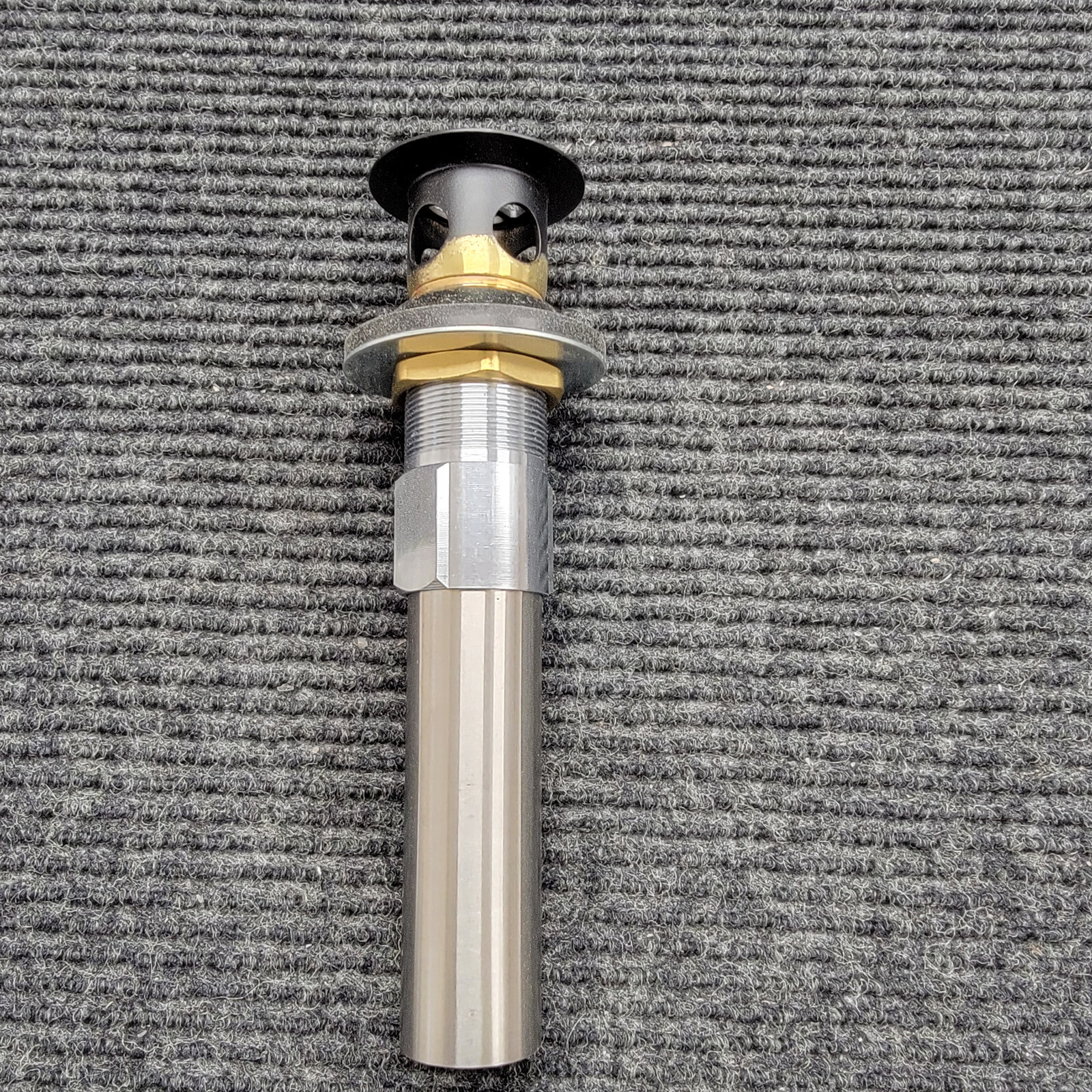 Delta Grid Drain Assembly with Overflow | Matte Black | RP6346BL | eBay