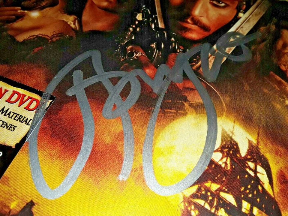 JONATHAN PRYCE ACTOR ICON SIGNED AUTOGRAPH PIRATES OF THE CARIBBEAN DVD ...