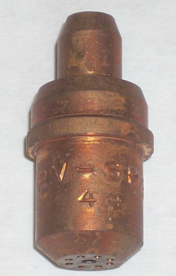 2V-SP-2-44 Mapp Propylene Gas Cutting Torch Tip Fits Large Victor Short ...