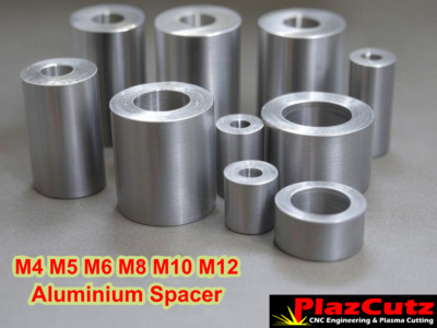 20mm OD 6082 T6 Aluminium Bush Stand Off Spacer Bonnet Riser M4 M5 M6 ...