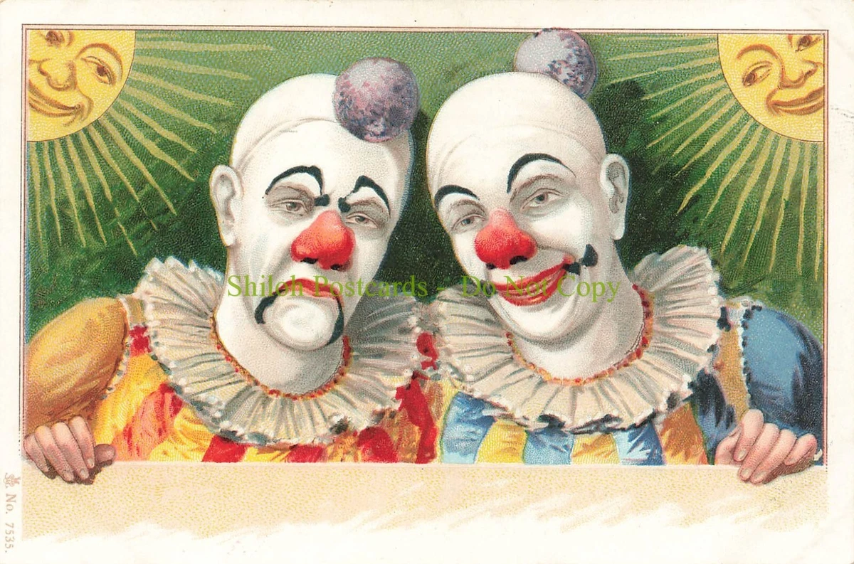 Happy Clown Faces Makeup