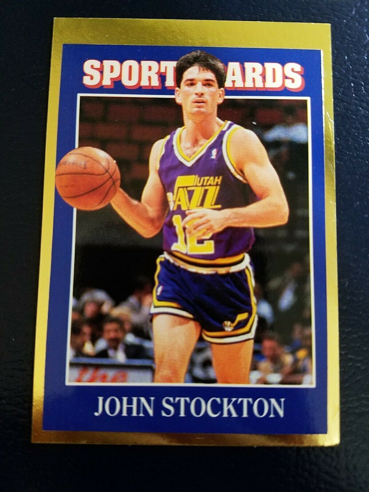 John Stockton Utah Jazz 1992 Allan Kaye's Sports Cards #66 Extended ...