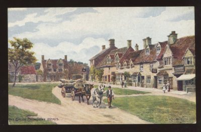 Worcs BROADWAY The Green artist A R Quinton drawn early PPC | eBay UK
