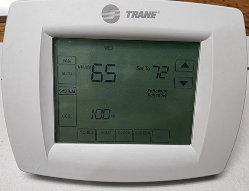 Trane TCONT802AS32DAA TH8320U1040 Touchscreen Thermostat READ See Pics ...