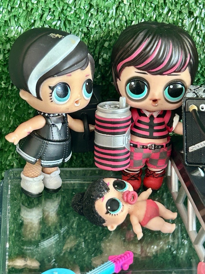 LOL Surprise Doll Lot Rock N Roll Dolls Yin B.B. Spicy Kid M.C. Pose | eBay