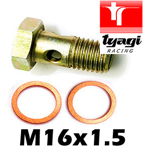 M16 x1.5 Banjo Bolts & Washer Fuel Fitting Banjo Union Bolt Diesel ...