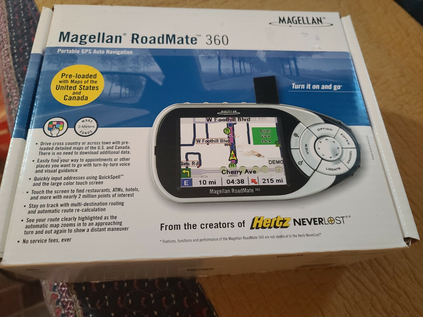 Magellan RoadMate 360 GPS Unit Bundle with Box & accessories ...