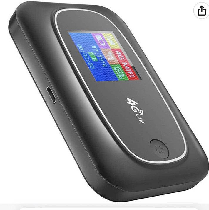 KuWFi 4G LTE Mobile WiFi Hotspot Travel Router Partner Wireless SIM ...