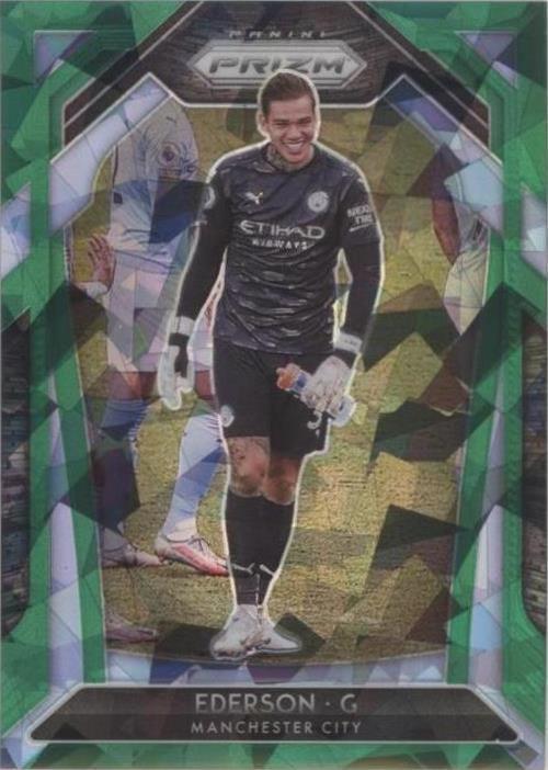 2020-21 Panini Prizm Premier League - Ederson #91 Green Ice Prizm /49 ...