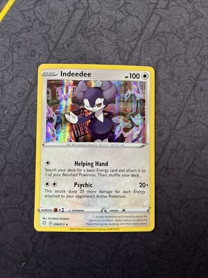 Pokémon TCG Indeedee Shining Fates 056/072 Holo Holo Rare | eBay