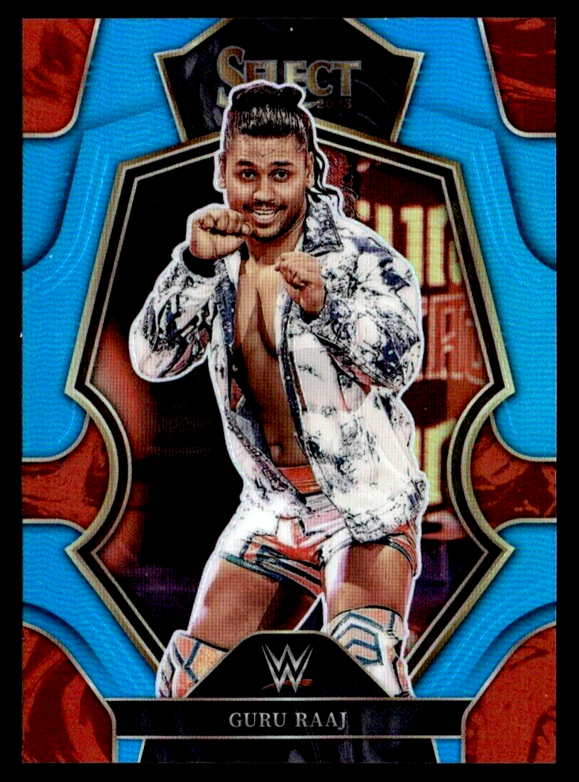 Guru Raaj 2023 WWE Panini Select Premier Level NXT Light Blue /199 | eBay