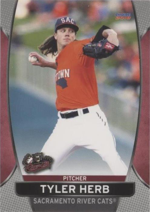 2018 Choice Sacramento River Cats - Tyler Herb #10 (RC) for sale online ...