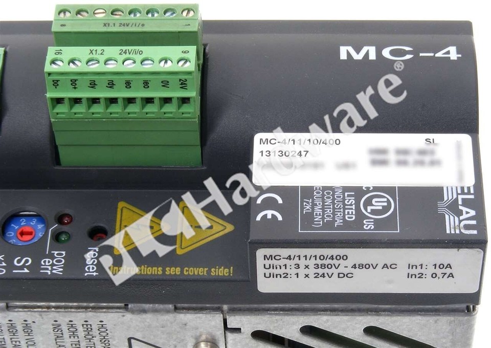 Schneider Electric MC-4/11/10/400 Elau MC-4 PacDrive Servo Drive 10A ...