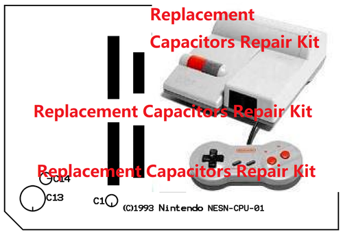 Nintendo NES-101 Capacitors Repair Kit / NES Top loader Console ...