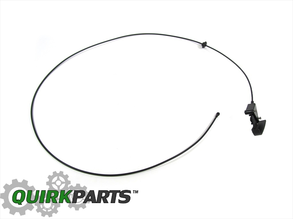 02-05 DODGE RAM 1500 2500 3500 HOOD RELEASE CABLE AND HANDLE NEW MOPAR ...