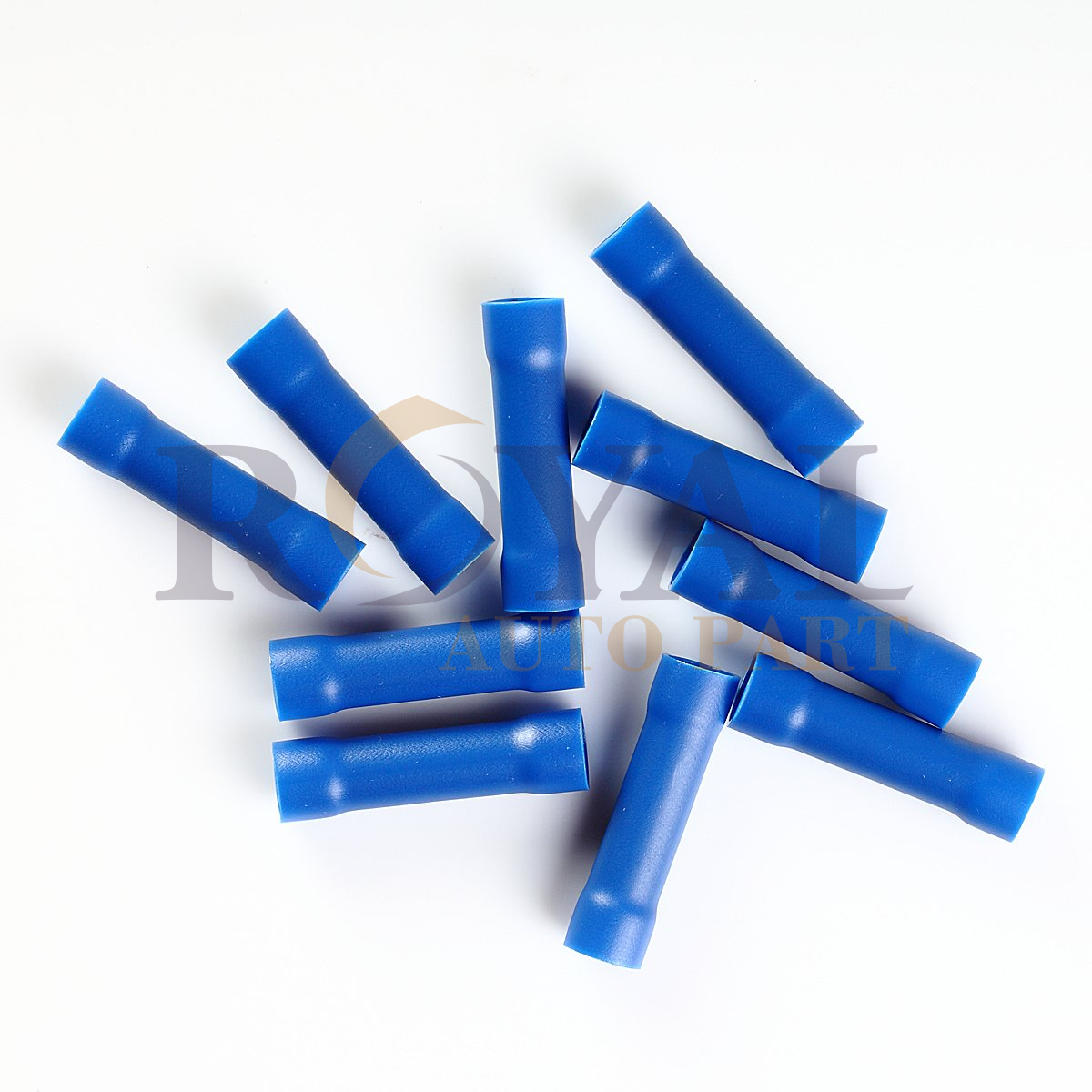 MAS 6 Gauge Vinyl Butt Connector Electrical Terminal 6 AWG 6ga(10 PCS ...