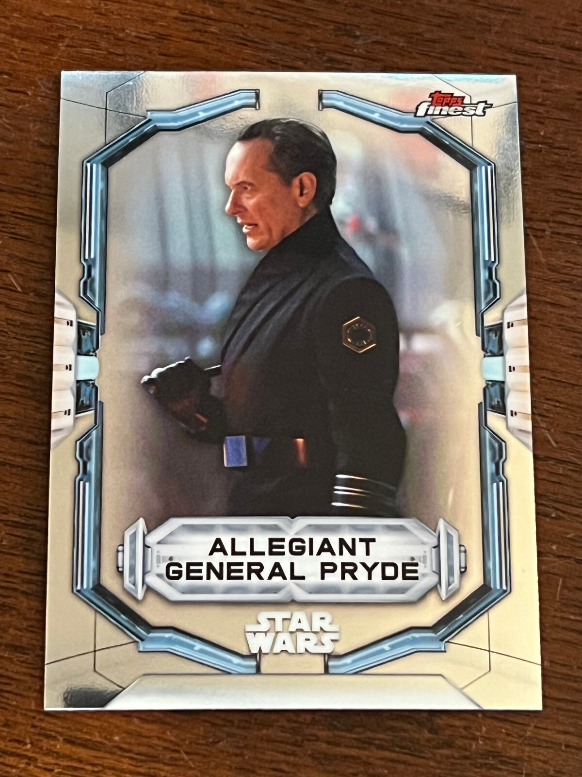 2022 Topps Finest Star Wars Base Allegiant General Pryde #4 Rise of ...
