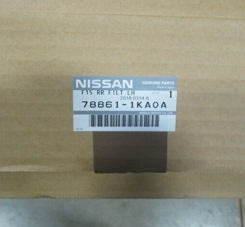 Genuine OEM Nissan 78861-1KA0A Wheel Opening Fender Molding LH Rear ...