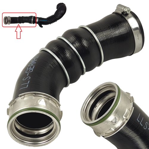 Ladeluftschlauch für BMW E87 118d 122PS 120d 163PS 11617810308 Turbo ...