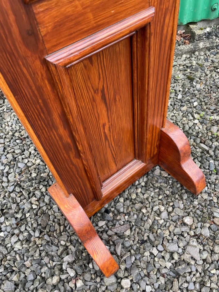 Original Vintage Retro Mid Century Wooden Lectern Podium 48.5" Tall x ...