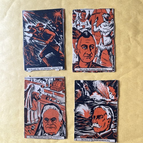 1937 D146 Donut Corp of America Thrilling Moments in history lot of 17 ...