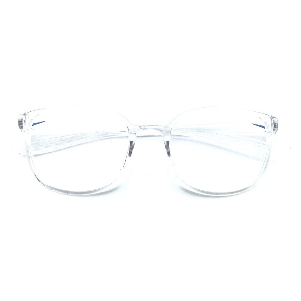 Nike 7026 900 Translucent Clear Blue Eyeglasses Frames 52-18 140 Unisex ...