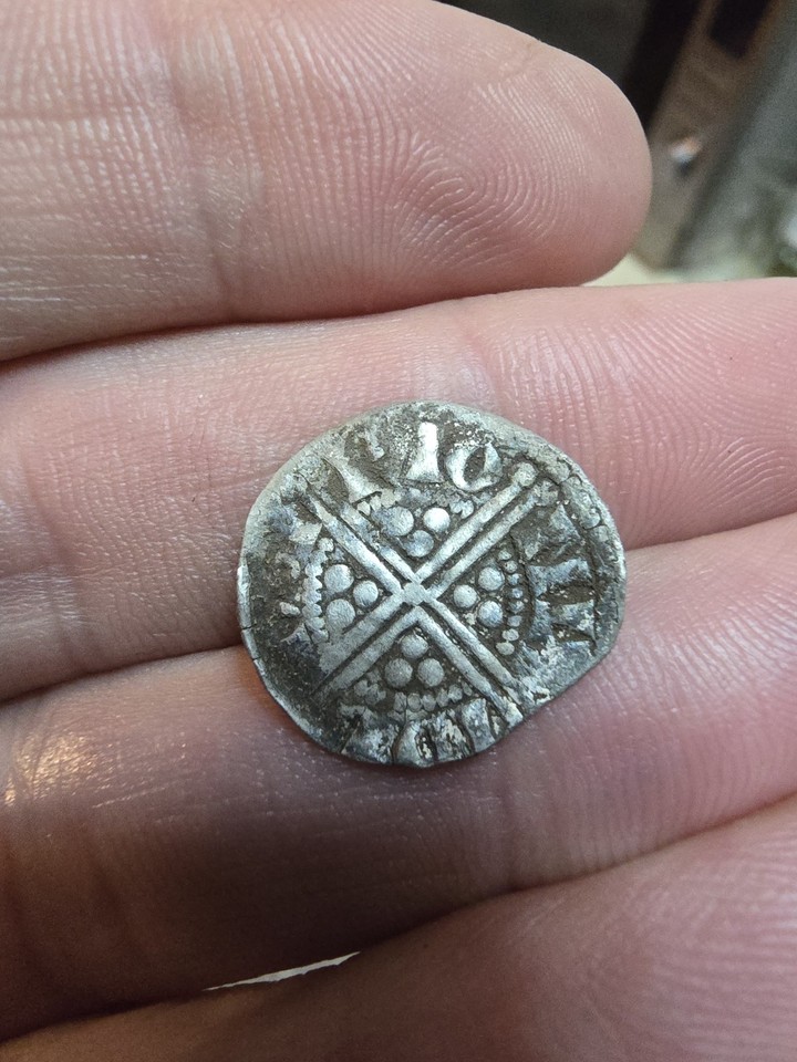 Antique Henry III Longcross Medieval Silver Hammered Penny Coin London ...