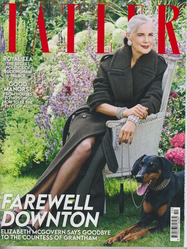 Tatler October 2025 Elizabeth McGovern Goodbye to Countess of Grantham ...