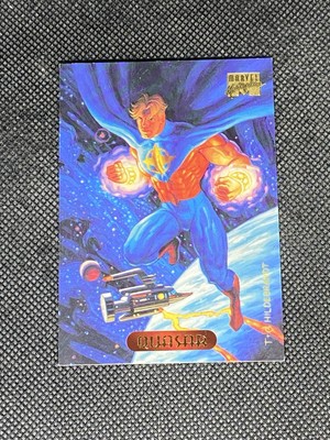 Quasar 1994 Fleer Marvel Masterpieces #96 Card Raw | eBay