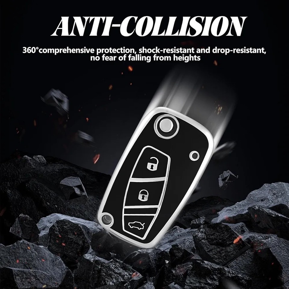 TPU Car Key Case Fit for FIAT Florino Ducato Doblo Iveco Qubo Stilo ...